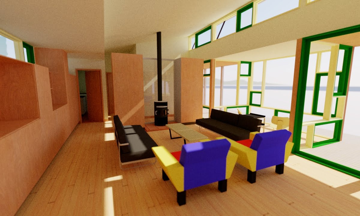 Modern House Plans by Gregory La Vardera Architect: 0242 Plat House at home