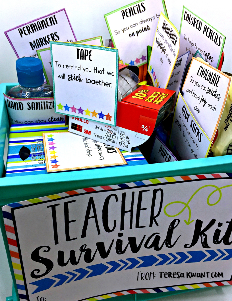 Back to School Survival Kits - Teresa Kwant