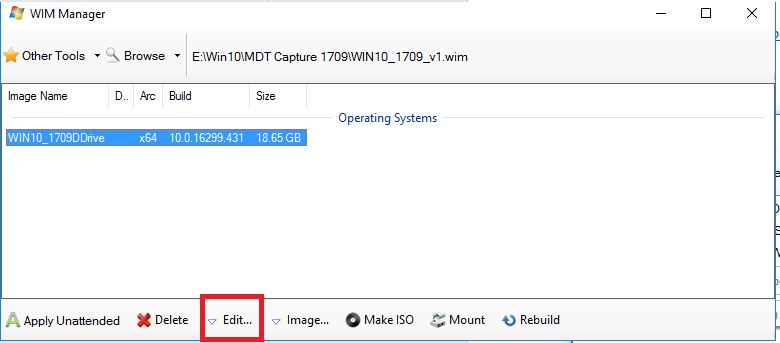 Senju Thomas: How to change WIM Image name and Description