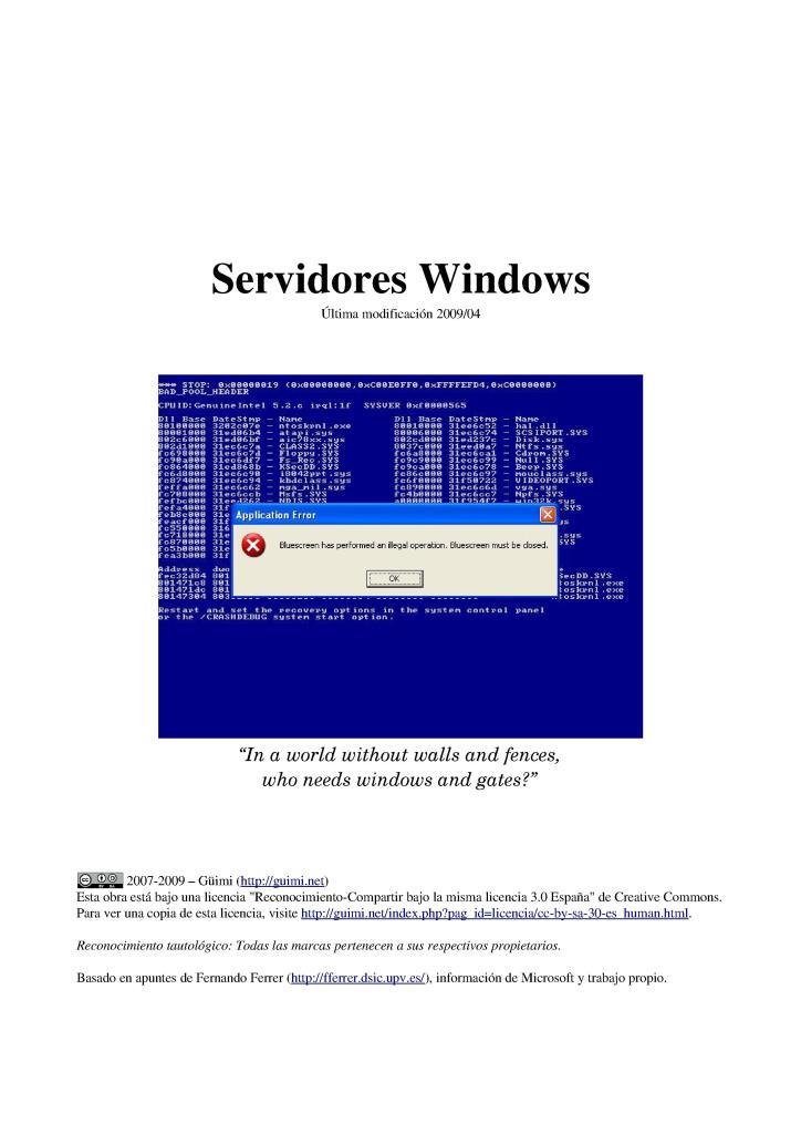 Servidores Windows – Luis Miguel Armendariz | FreeLibros