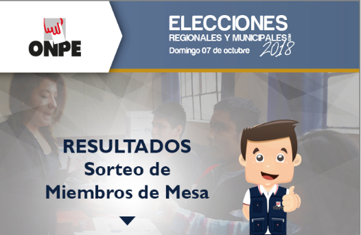 Consulta aquí si eres miembro de mesa en las Elecciones 2018 ... Consulta aquí si eres miembro de mesa en las Elecciones 2018 ...