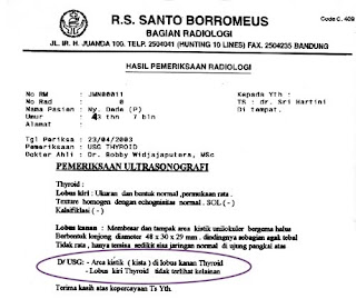 Contoh Surat hasil laboratorium kanker 2019 | Kumpulan Contoh Surat Lengkap