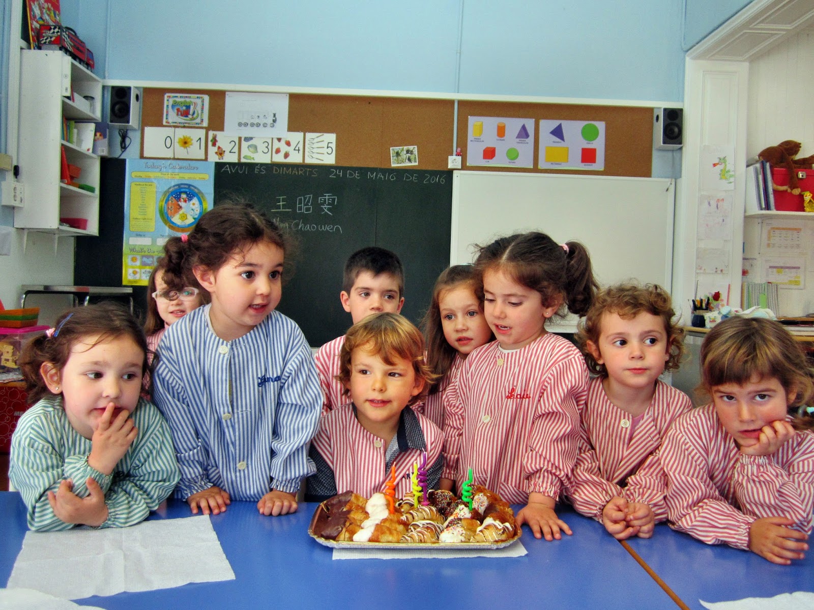 1r Infantil - Escola del Sol: Moltes felicitats, moltes felicitats...