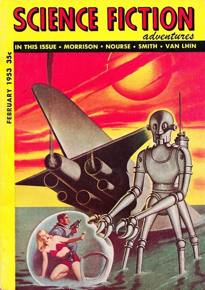 Ski-Ffy: SCIENCE FICTION ADVENTURES FEBRUARY 1953