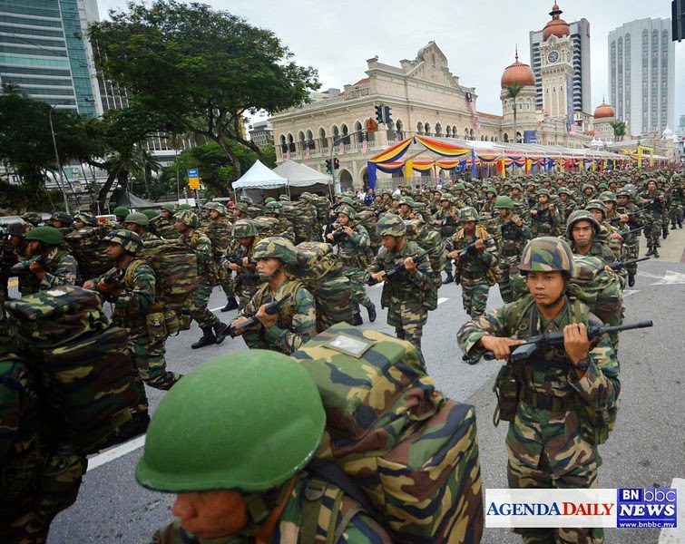 Agenda Daily: Sekitar sambutan Hari Merdeka ke 57 di Dataran Merdeka