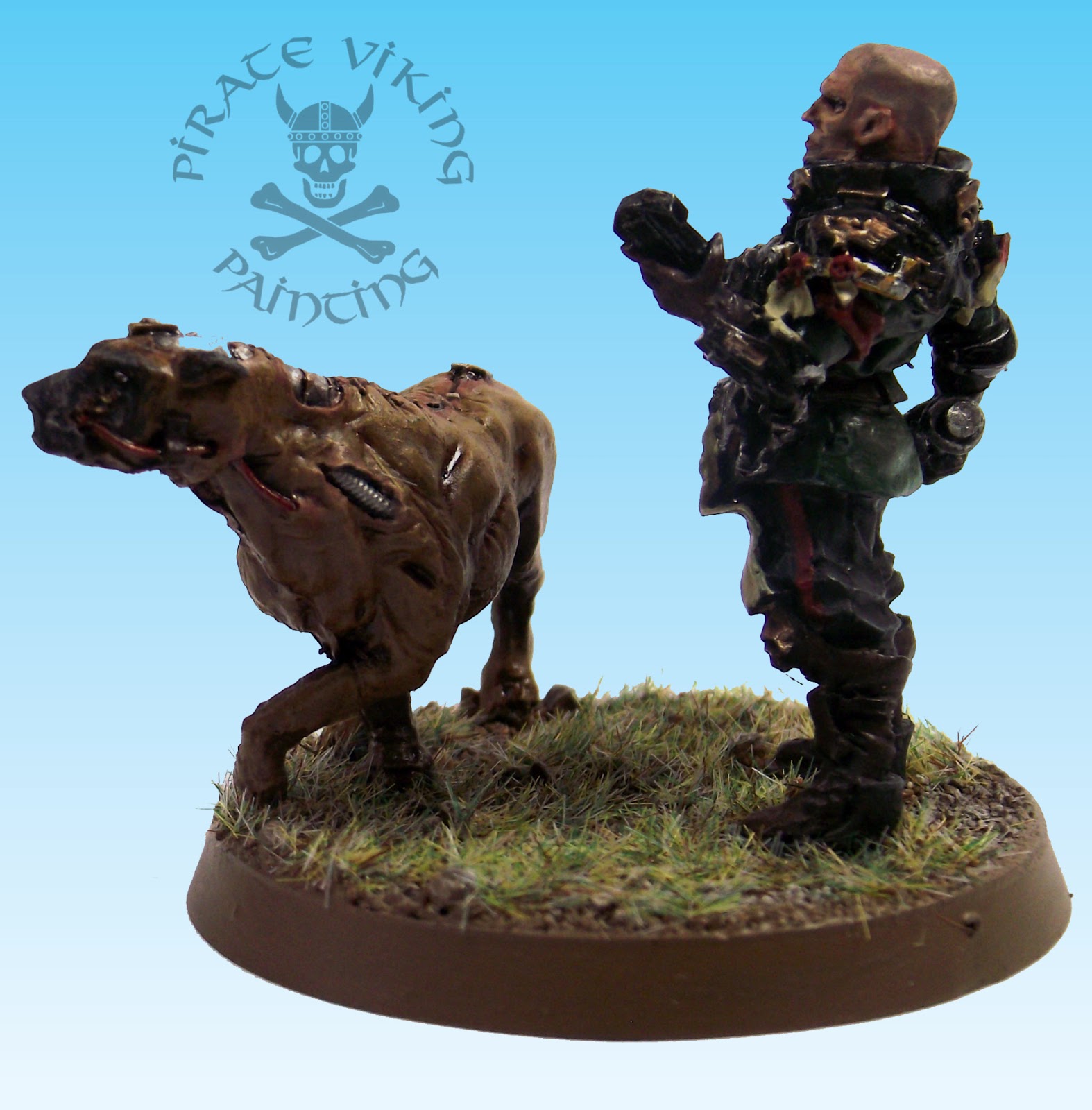 Pirate Viking Painting: One Man and his Dog (Forgeworld Enforcer)