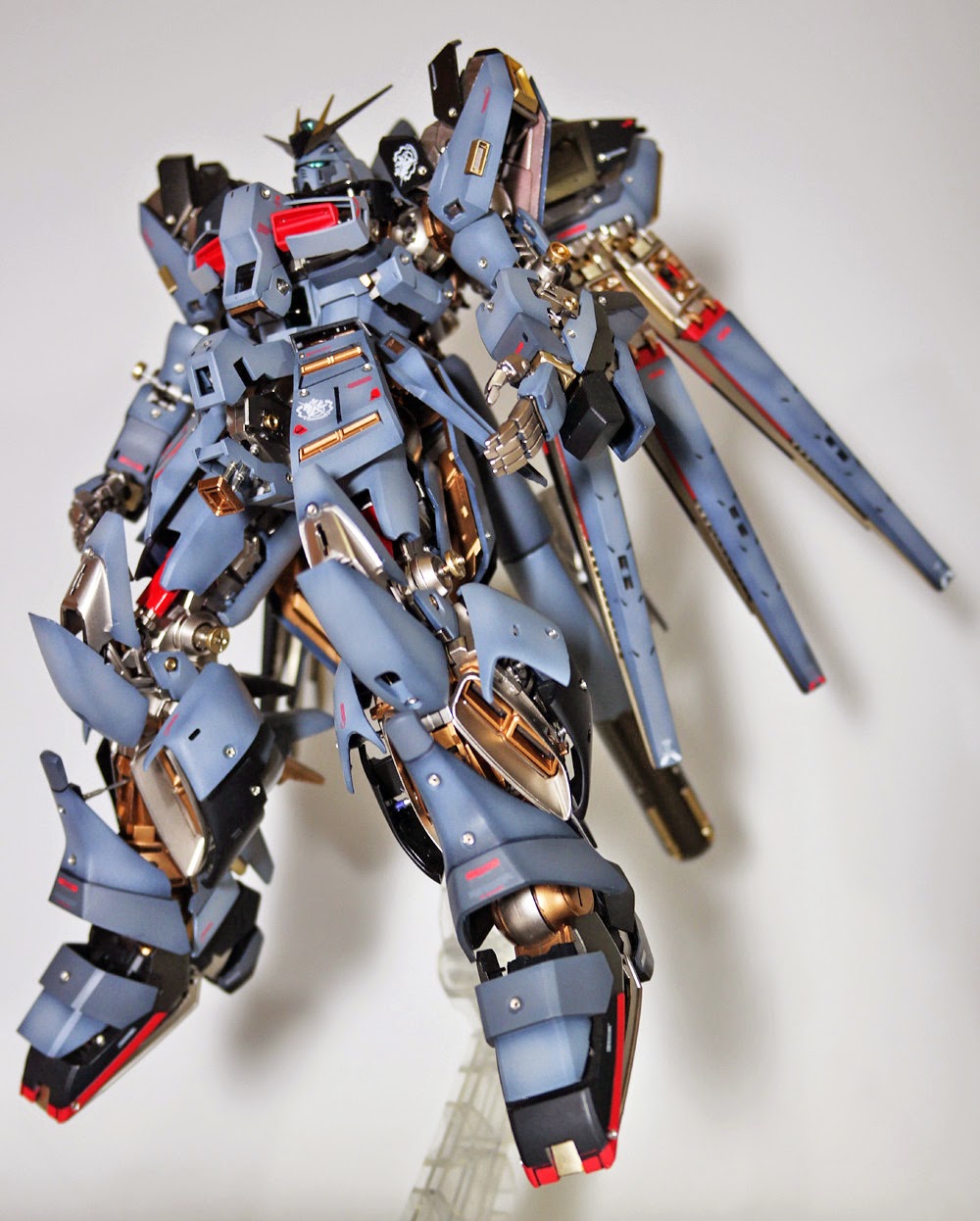 GUNDAM GUY: MG 1/100 RX-93-V2 Hi Nu Gundam [Open Hatch] - Custom Build