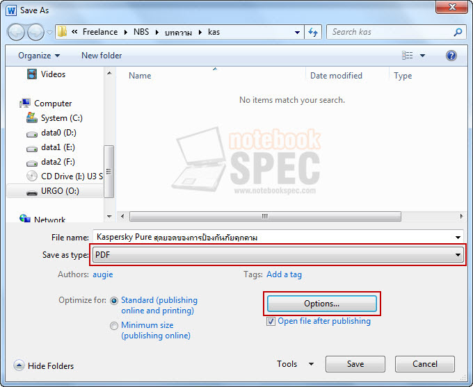 Create PDF documents easily with Microsoft Office 2010. - Ormnarch iT
