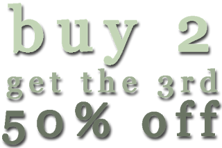 Buy Two, Get One Half Off Sale - BC DESIGNS