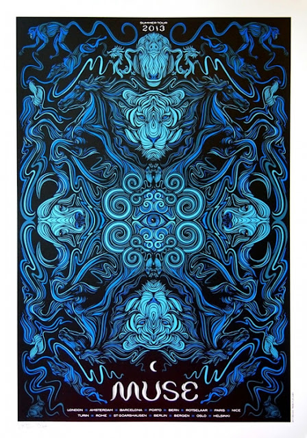 INSIDE THE ROCK POSTER FRAME BLOG: Todd Slater Muse & Super 8 Posters ...