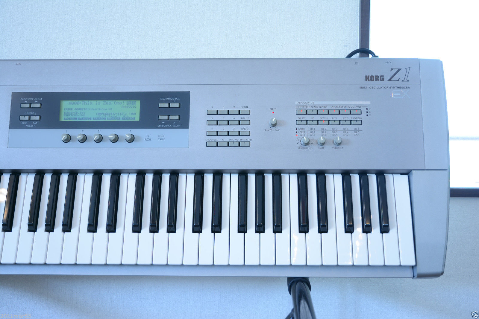 MATRIXSYNTH: Korg Z1 EX MULTI OSCILLATOR SYNTHESIZER MOSS SN 001645