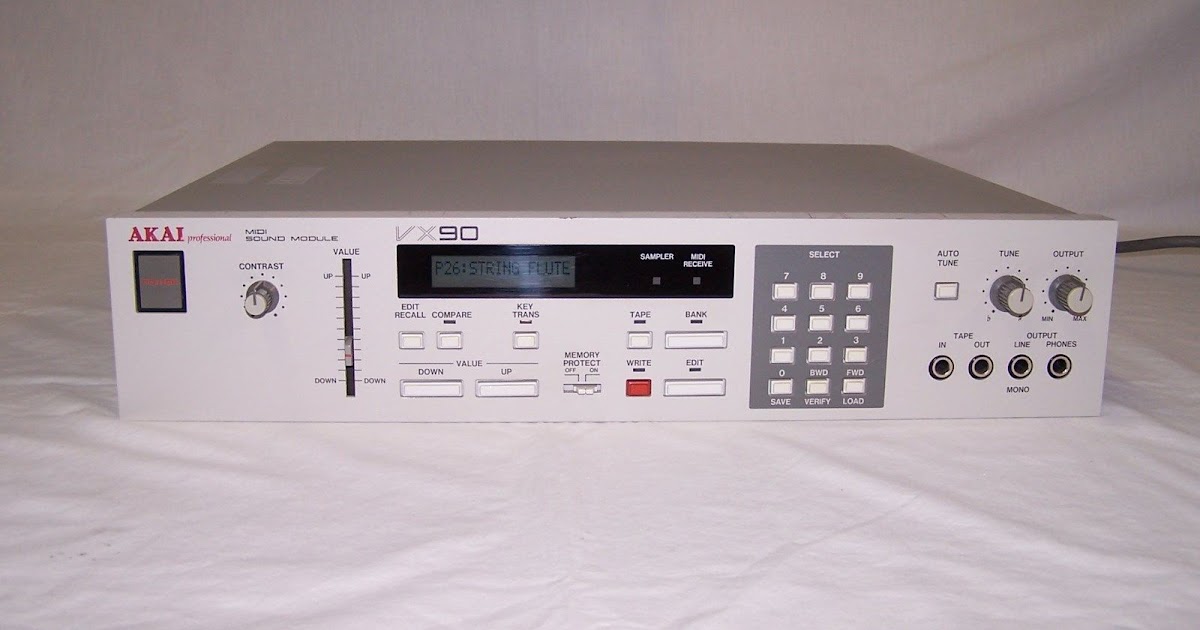 MATRIXSYNTH: Akai VX90 Vintage Analog Rackmount Synth