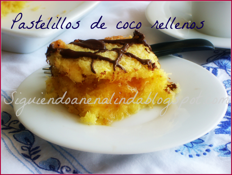 Siguiendo a Nenalinda: Pastelillos de coco rellenos....
