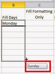 Excel Helps You: Shortcuts - AutoFill Options