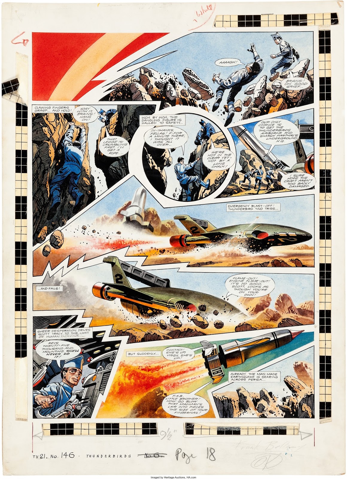 Frank Bellamy Checklist Website and Blog: Original art on Heritage ...