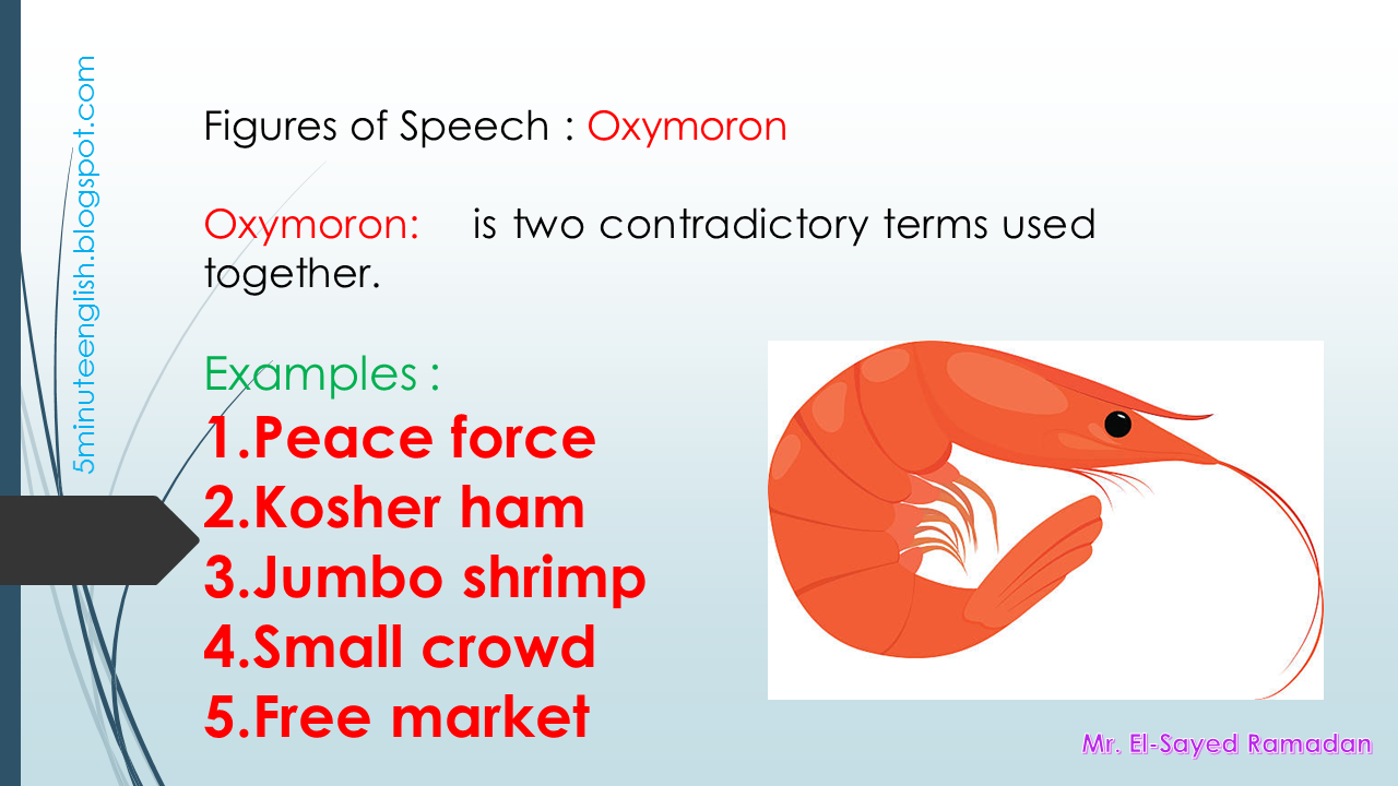 Figures of Speech : Oxymoron - EnglishLanguageSpecialists