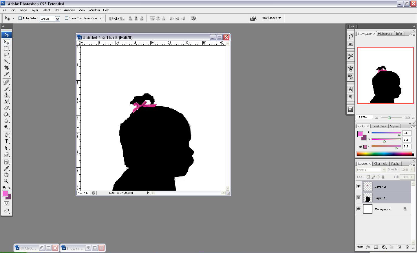 From Memories 2 Scrap: Photoshop Tutorial: Silhouette Art
