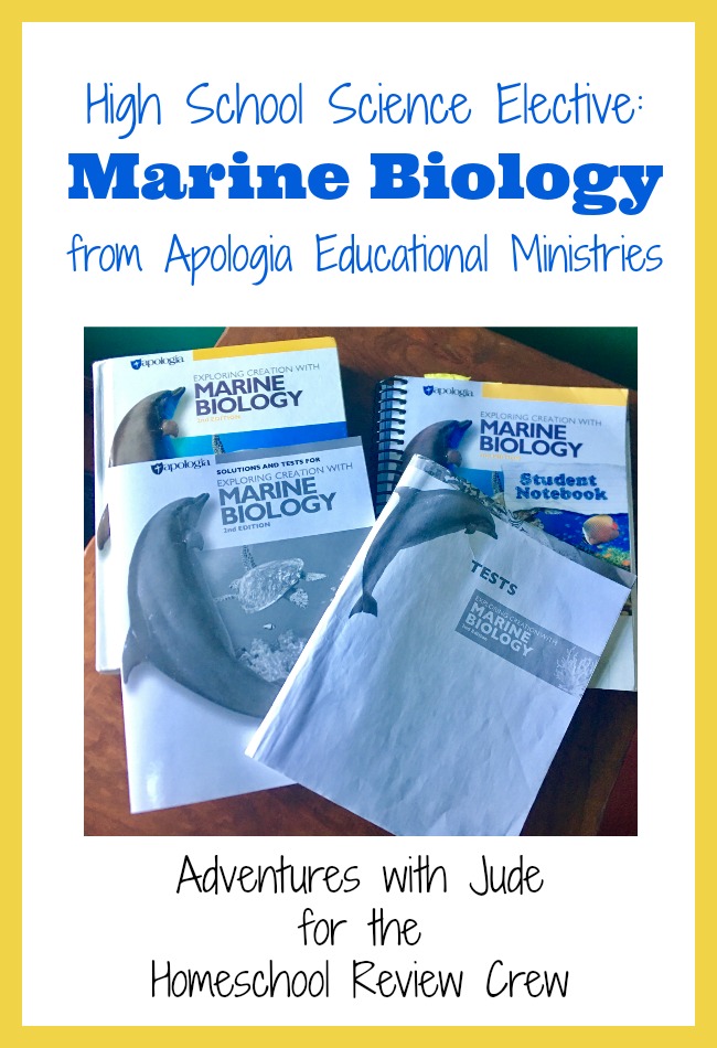Adventures with Jude: Apologia: Marine Biology (Homeschool Review Crew)
