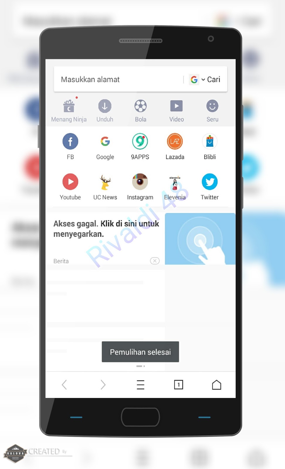 Cara Mudah Restore Penanda Uc Browser - Rivaldi 48