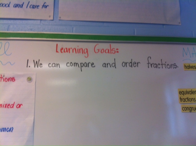 Making Shift Happen: Learning Goals in Math