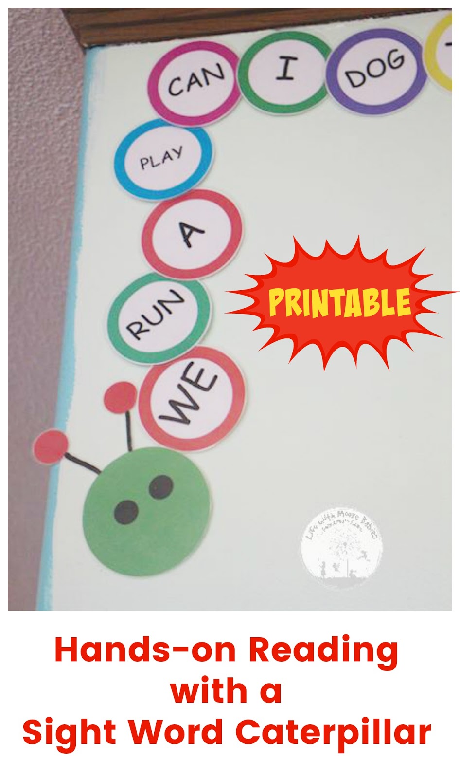 Unique and Fun Sight Word Learning: Building a Word-a-Pillar - Life ...