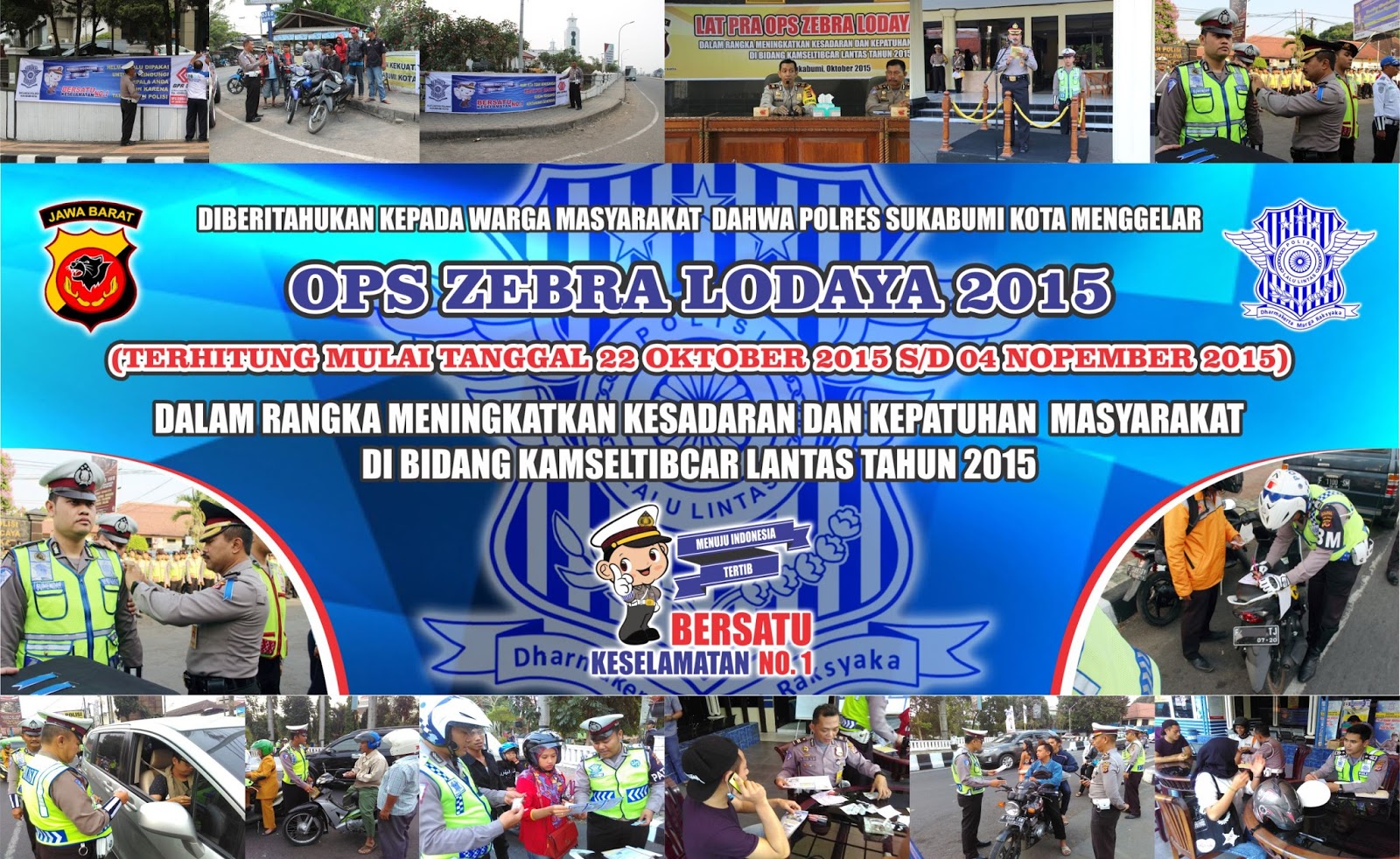 SAT LANTAS POLRES SUKABUMI KOTA: 2015