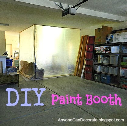 Anyone Can Decorate: DIY Garage Spray Paint Booth