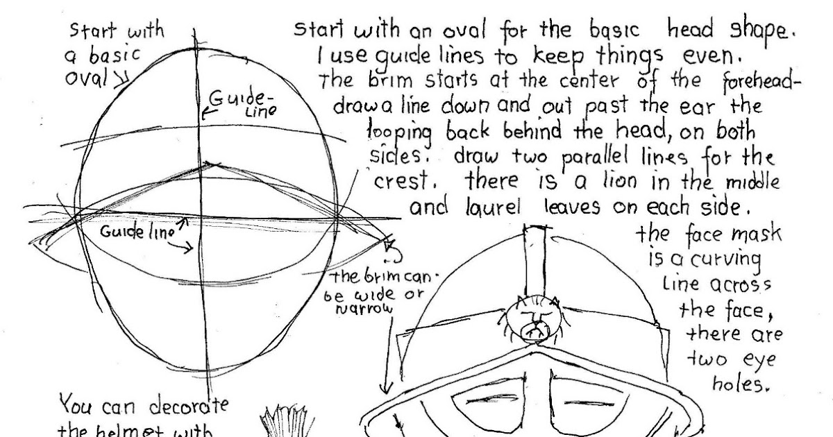 How to Draw Worksheets for The Young Artist: How To Draw A Gladiator's ...