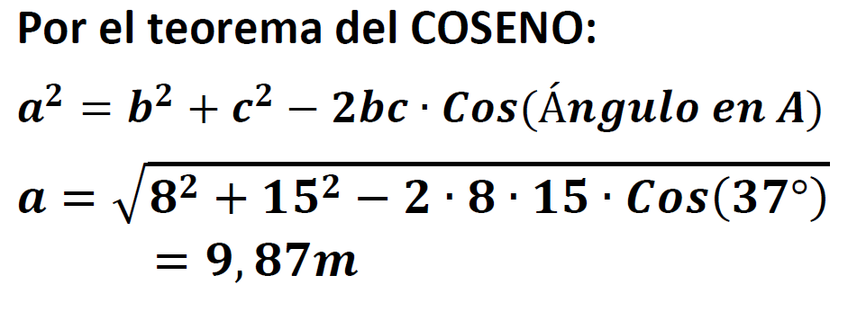psu-matematicas: Desafío - Teorema del Coseno (Resuelto)