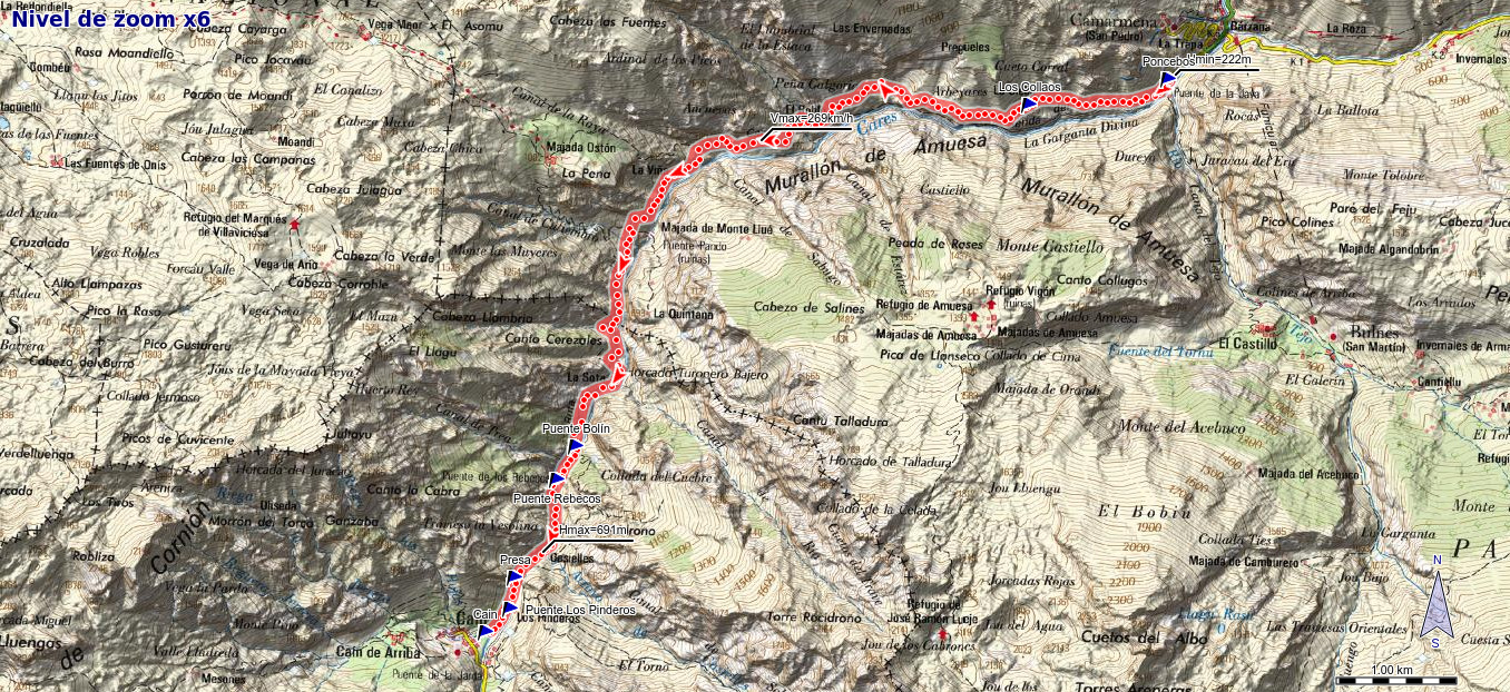 RUTA del CARES PR-PNPE 3 desde PONCEBOS, Cabrales | Pasu A Pasu - Rutas ...
