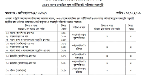 Health Study BD: SSC Exam Routine | HSBD