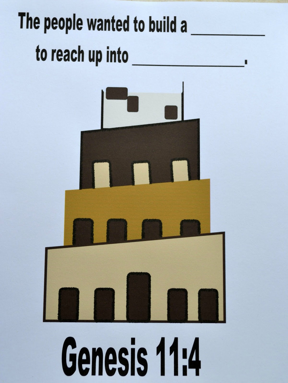 Bible Fun For Kids: Genesis: Tower of Babel