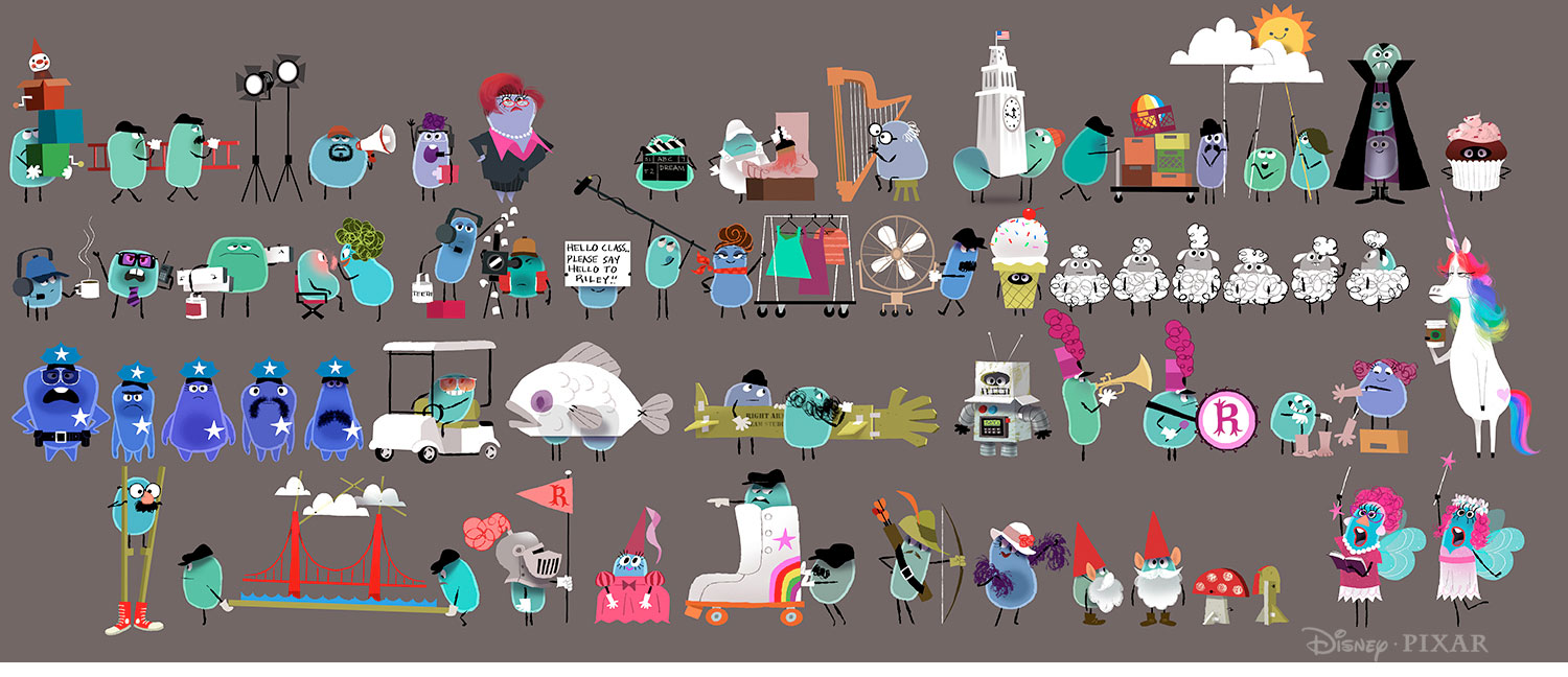 Pixar Inside Out Concept Art