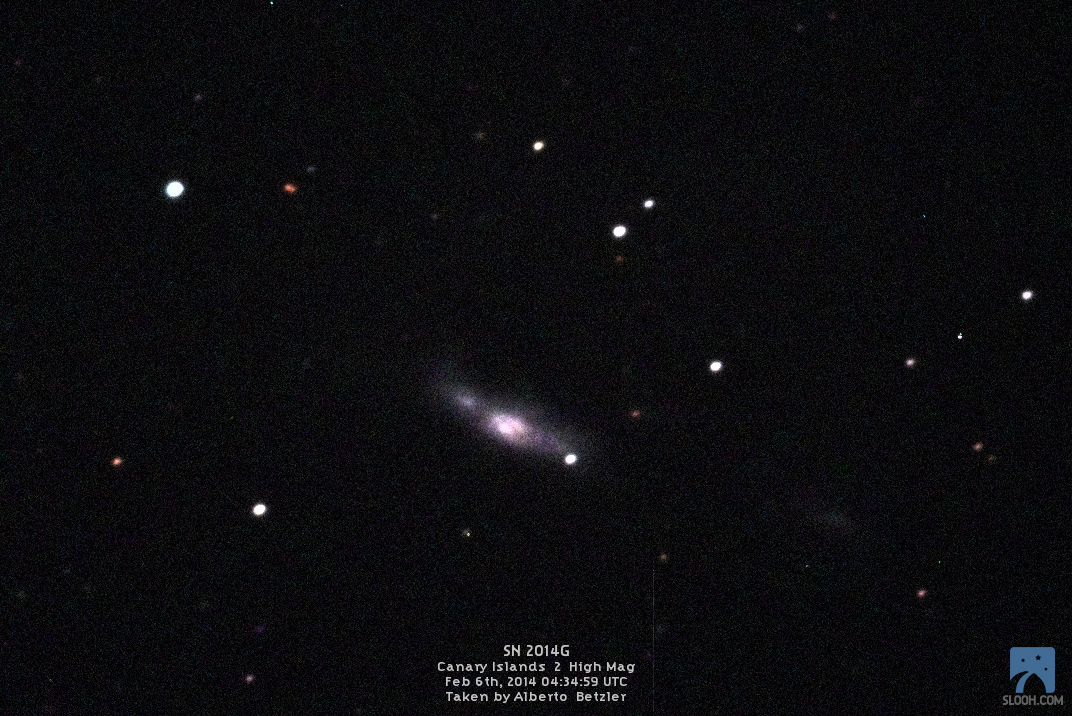 Diário de um Astrônomo: SN 2014G em NGC-3448