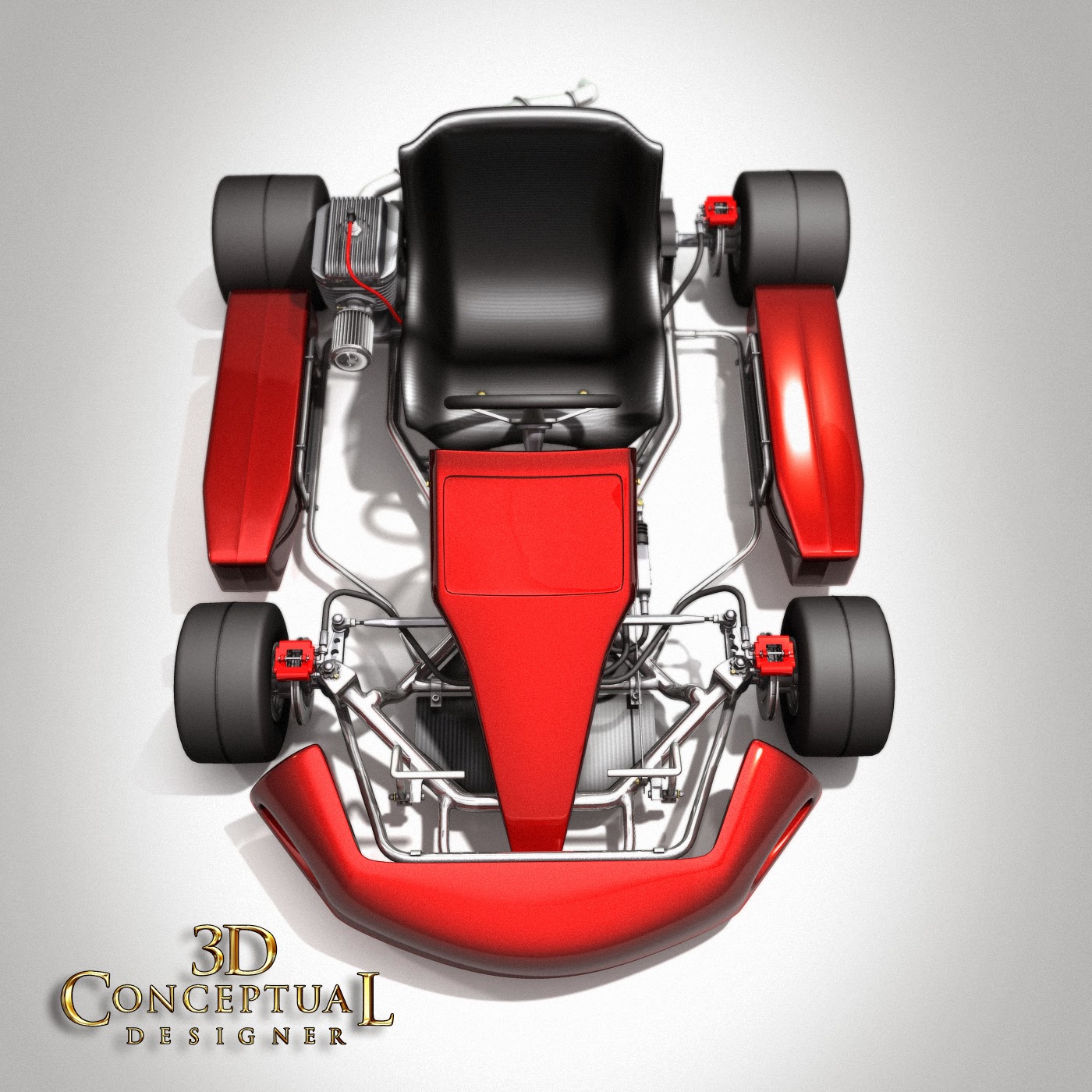 3DconceptualdesignerBlog: 3D Stock Model Build Review: Shifter Kart ...