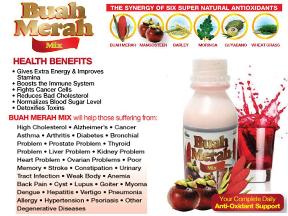 Buah Merah Mix All Natural Juice- Anti Oxidant: How to Order