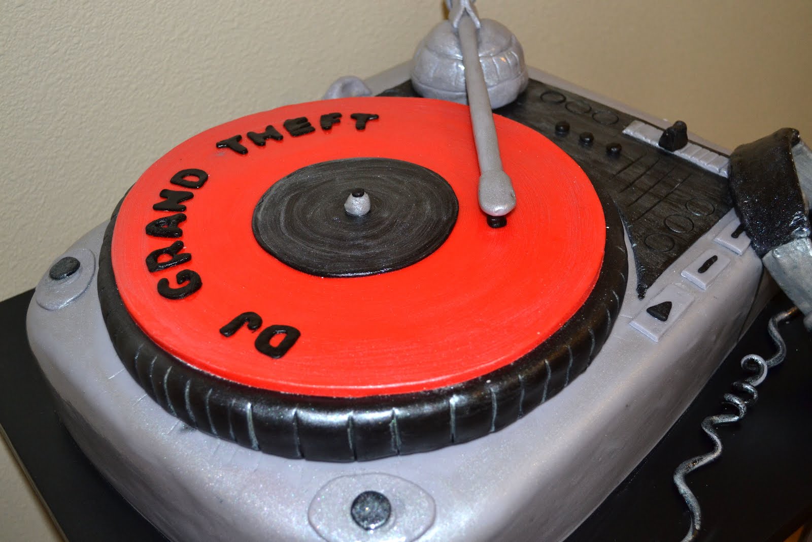 The Shank Family: Cake fit for a DJ!