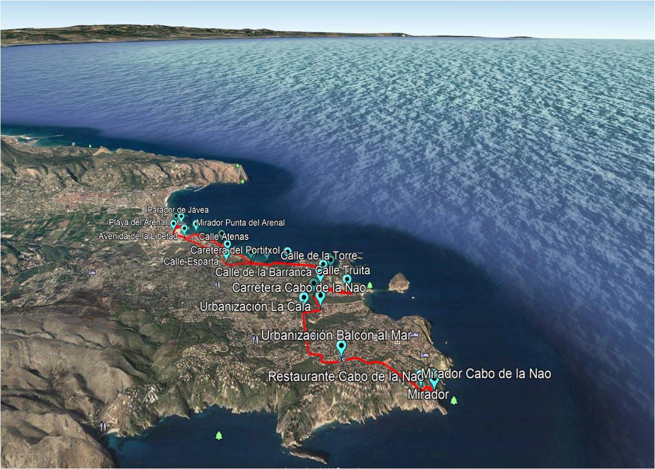 Por valles y montañas: Excursión X130: Cabo de la Nao