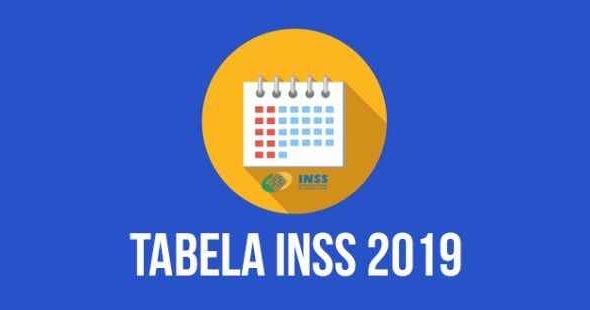 Tabela INSS 2019