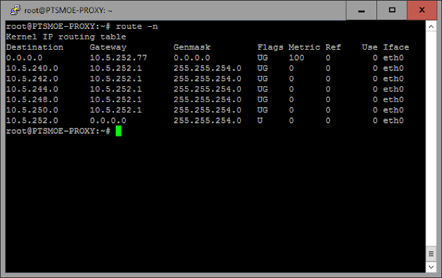 Delete Routing Table On Linux ~ JFA