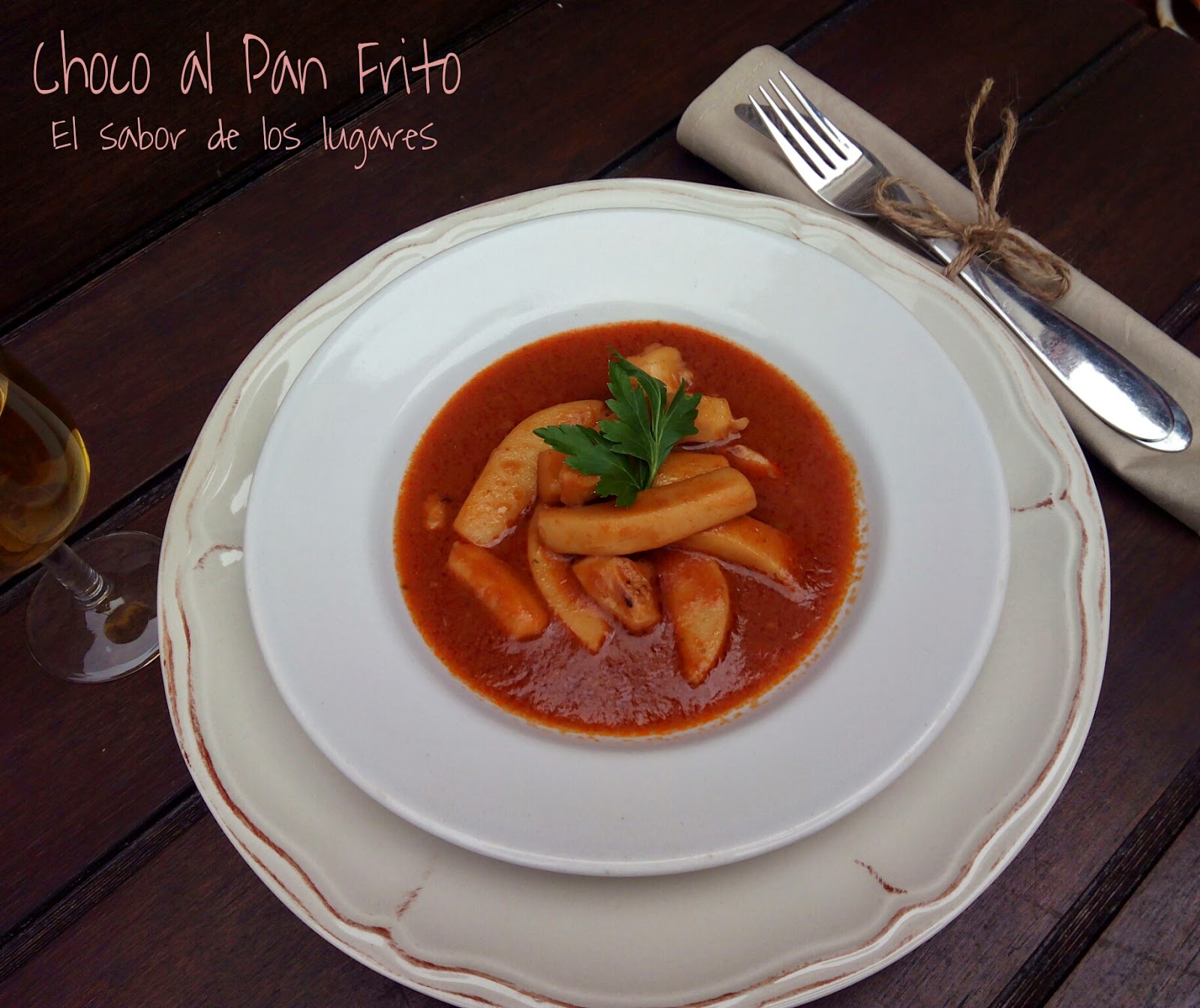 El sabor de los lugares: CHOCO AL PAN FRITO.
