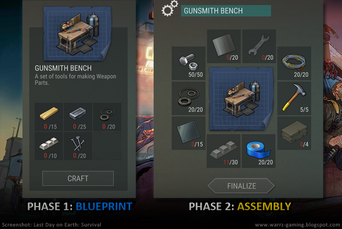 WARRZ GAMING: Last Day on Earth: Survival - Gunsmith Bench: Blueprint ...