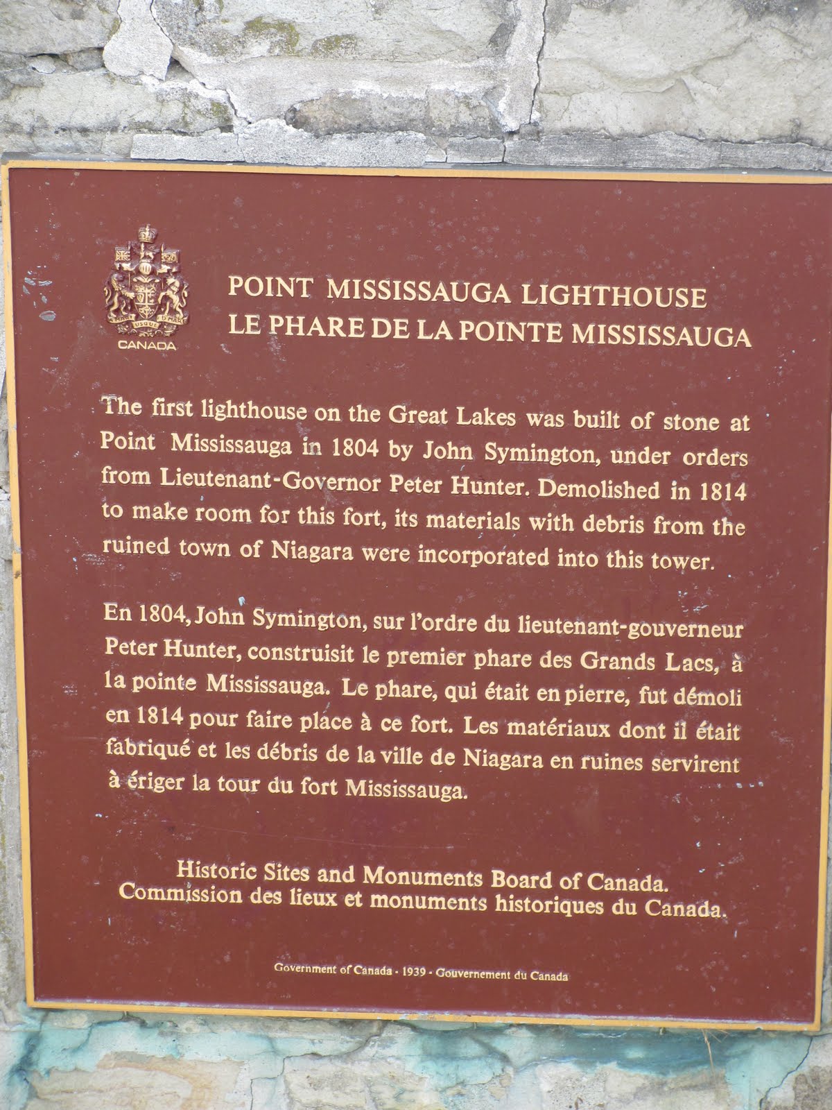 The World of Gord: Fort Mississauga, Niagara on the Lake