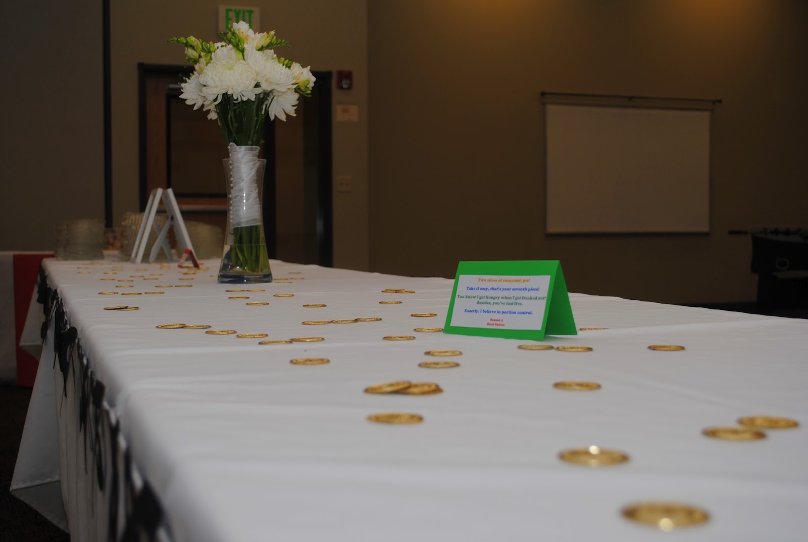 i thought of it second.: psych party.