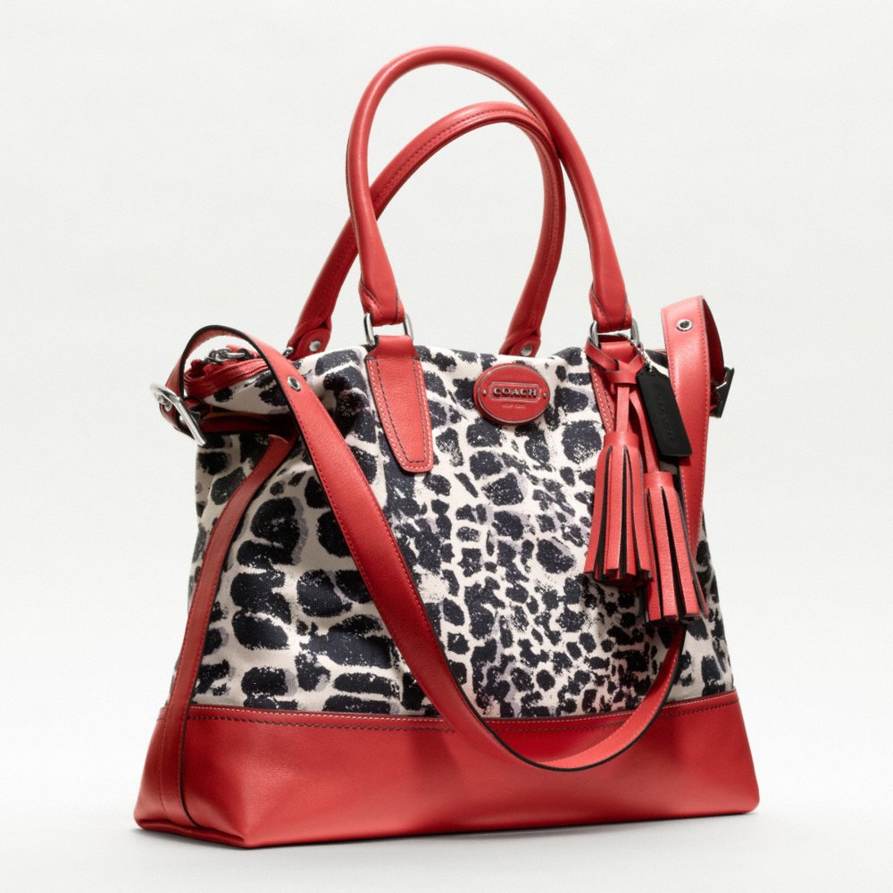 MyLilCoachStore: Coach Legacy Ocelot Print Rory Satchel 19988