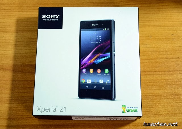Isaactan.net: Sony Xperia Z1 Review Part 1: Unboxing