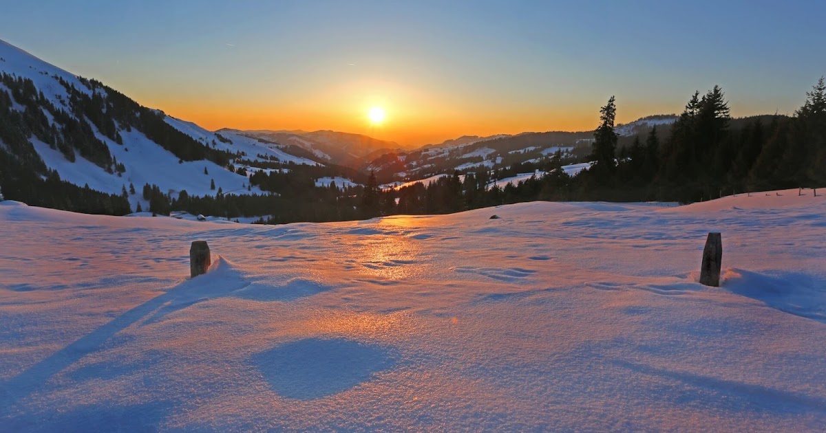 Sun Rising Over Mountains Wallpaper