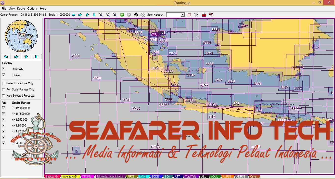 SEAFARER INFO TECH: CATALOG PETA DIGITAL ( DIGITAL CHART CATALOGUE)