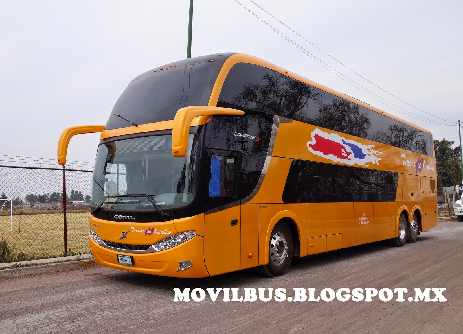 COMIL CAMPIONE DD VOLVO B13R TURISMO EN OMNIBUS.