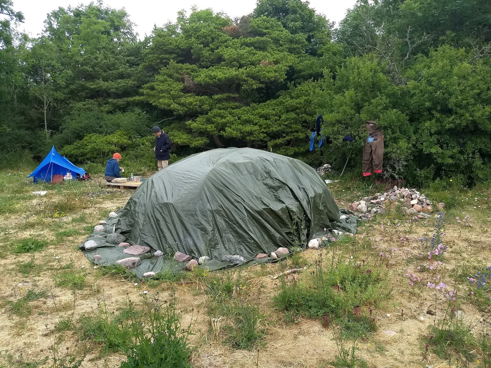 Skiing the Planet: Camping Sauna